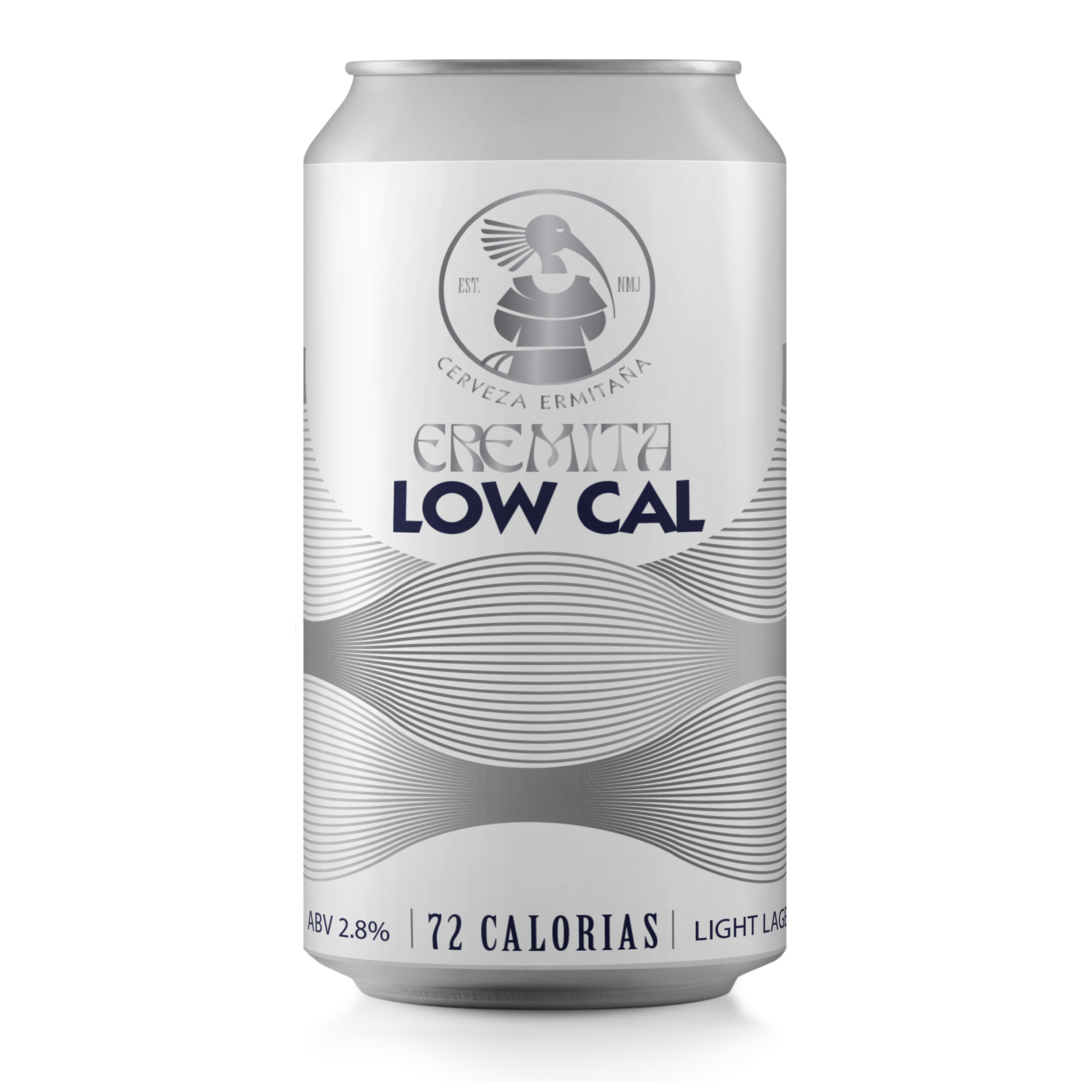 Low Cal - Light Lager. Vol/Alc 2.8% - Casa Eremita